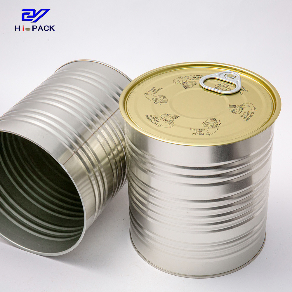 Large Powder Tin Can 400gsm 500gsm 800gsm 1kg Tall Tin Container